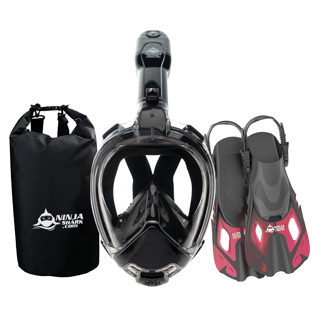 Package: Electra (Mask + Fins + Bag) – Ninja Shark Australia